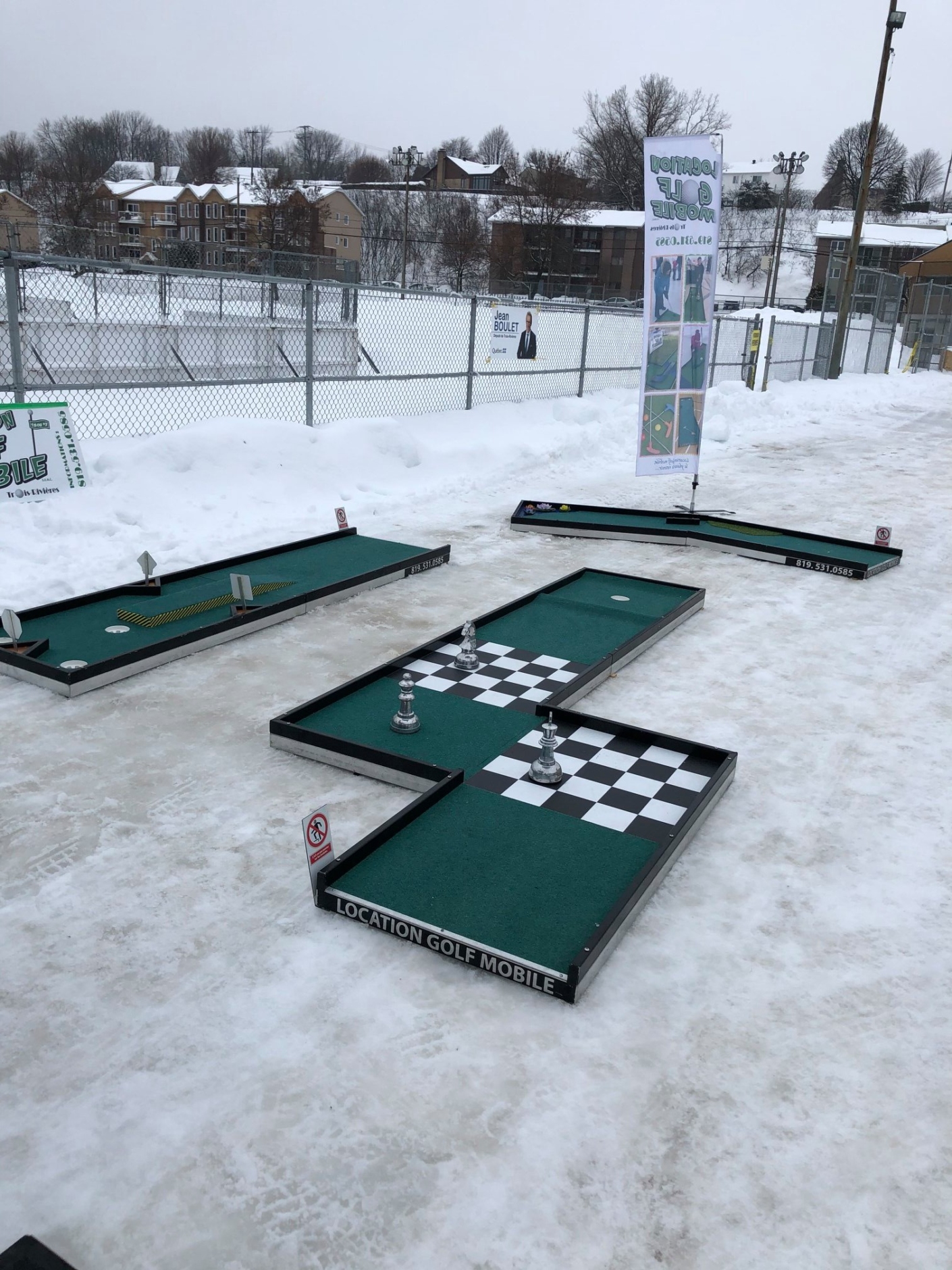 Location Golf Mobile 9 Trous - 4 Saisons - Catch & Co
